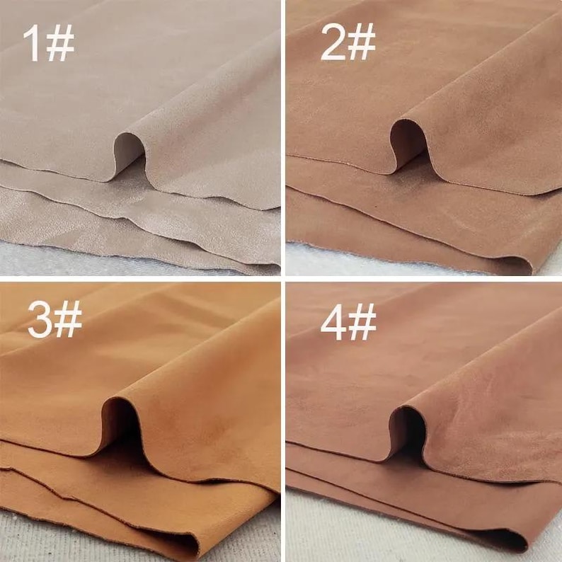 Brown Faux Suede Fabric,stretch Suede Fabric, Thick Suedette Fabric ...