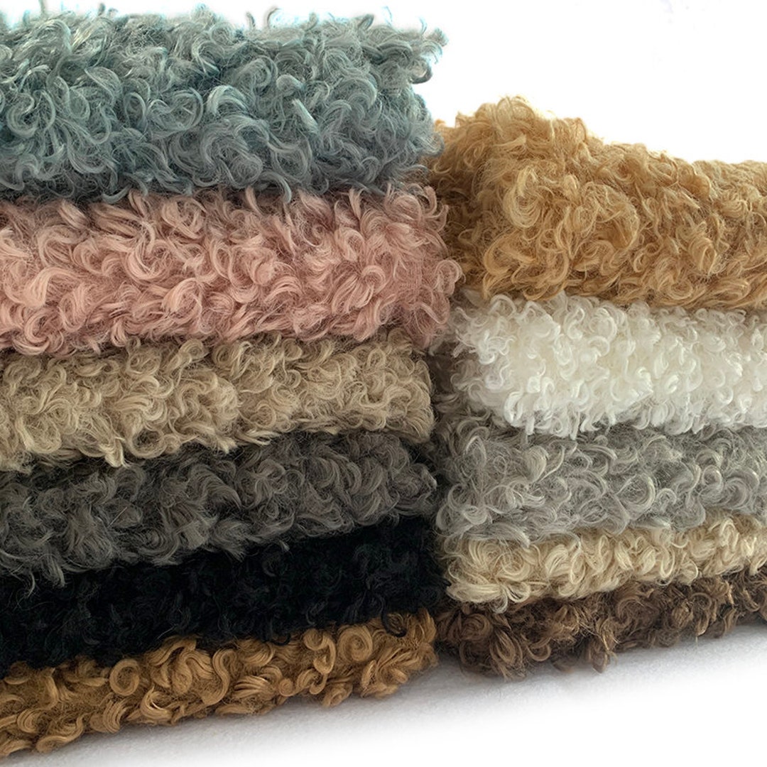 Teddy Bears Fabric With Little Curls Soft Fabric for Toy Stuffed Animal ...