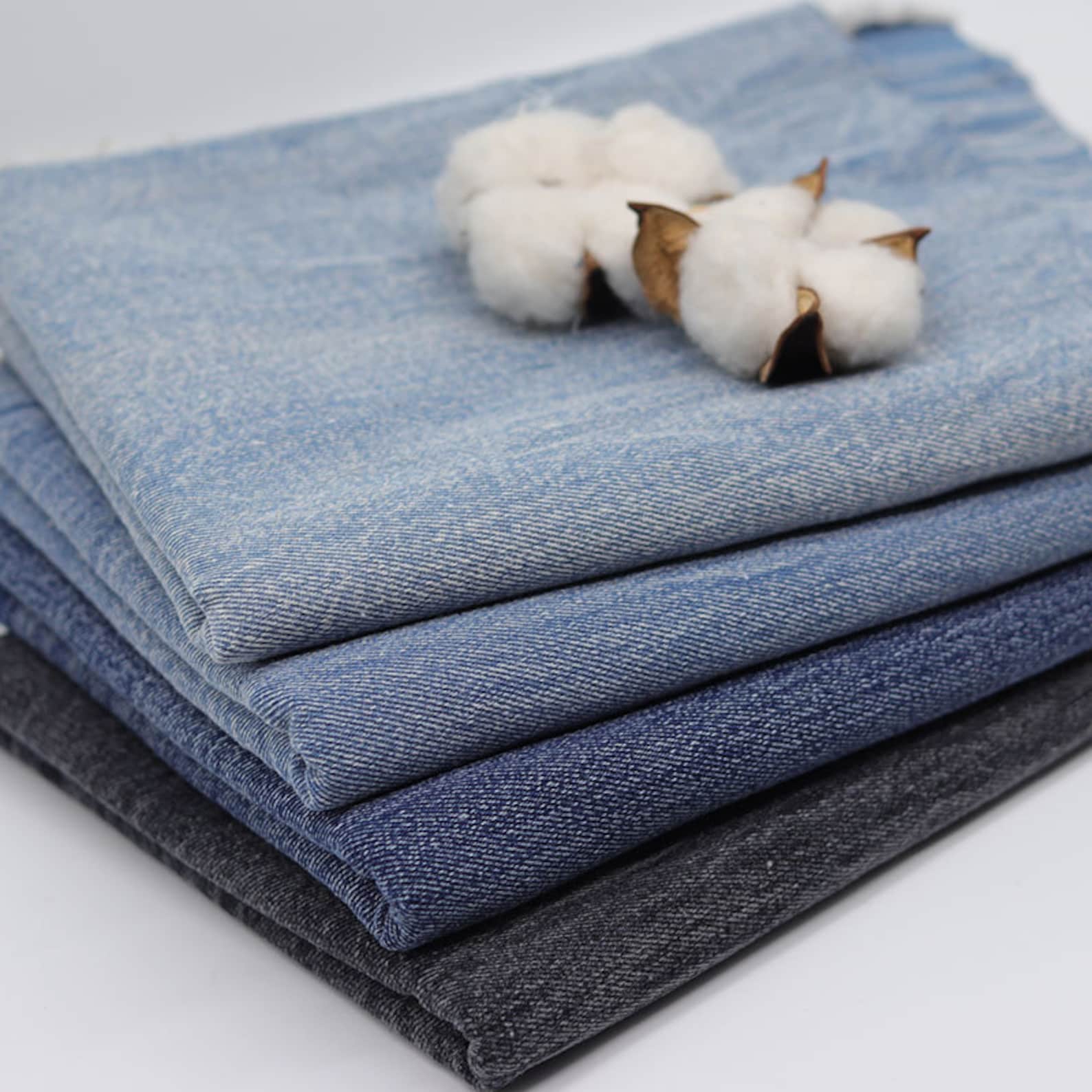 Washed Denim Fabric, Cotton Denim Fabric, Soft Denim, Jeans Fabric ...