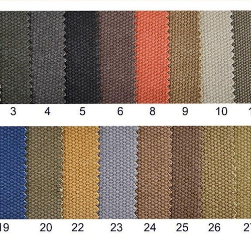 Canvas Fabric Washed Canvas Fabric Vintage Solid Washed - Etsy