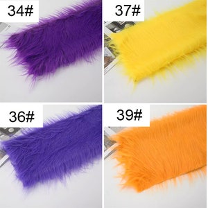 Long Pile Fur Fabric, Faux Fur Fabric, Cosplay Fur Fabric, Fursuit ...