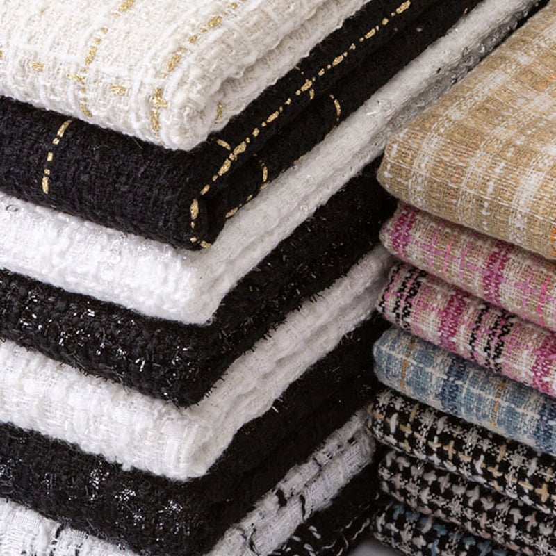 Tweed Fabric by the Yard - Etsy