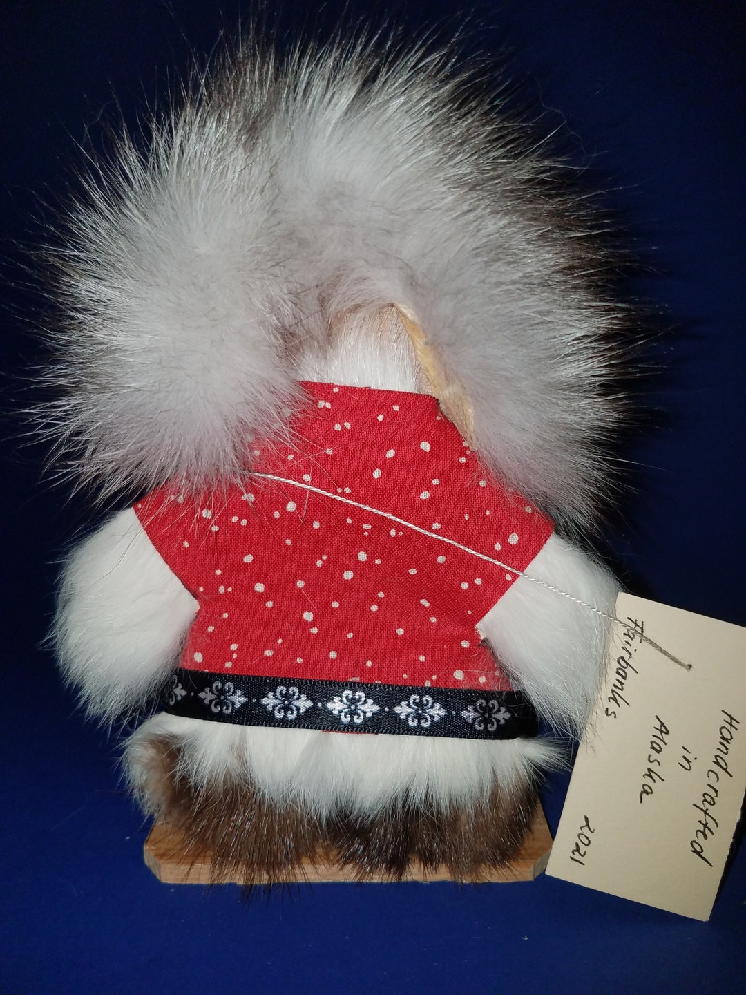 Alaska Made Figurine - Red Polka Dot II - Etsy