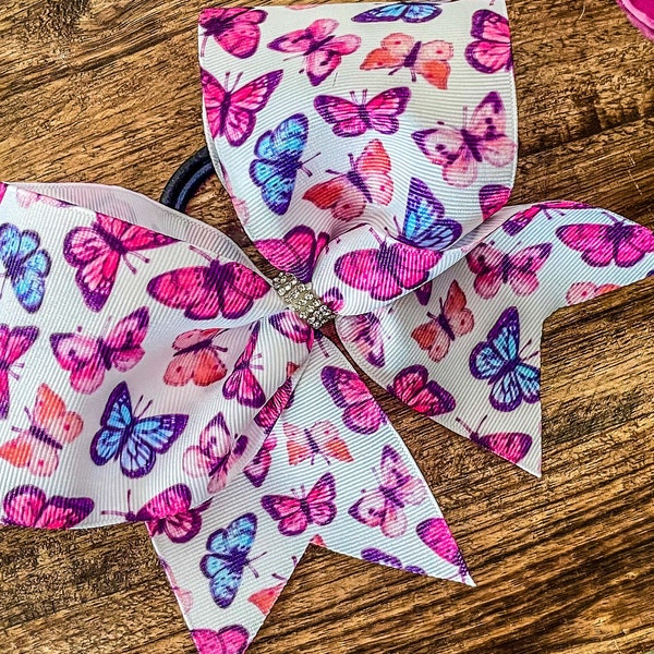 Retro Daisy Smiley Face Cheer Bow With Bling Center - Etsy