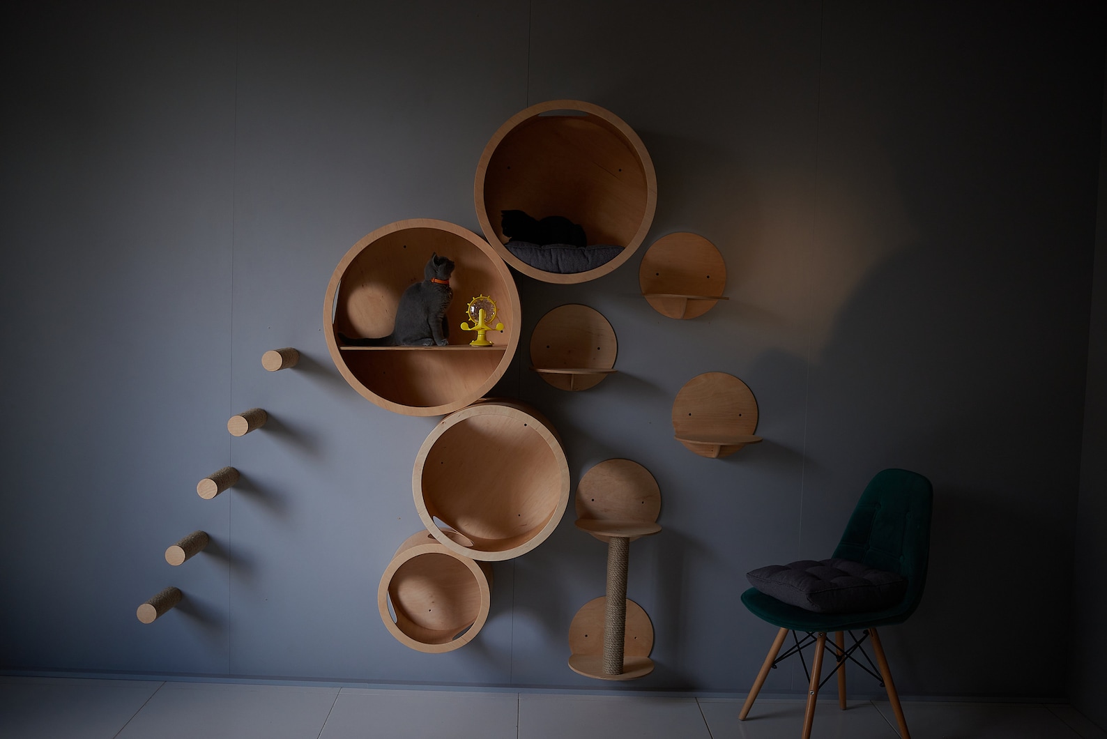 SET HOUSES for CATS Modern Cat Furniture Gift for Cat Lover - Etsy