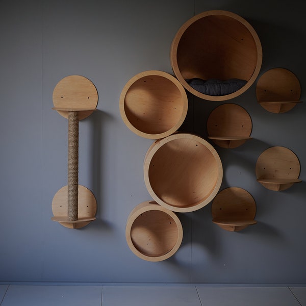Wall Mounted Cat Tree - Etsy