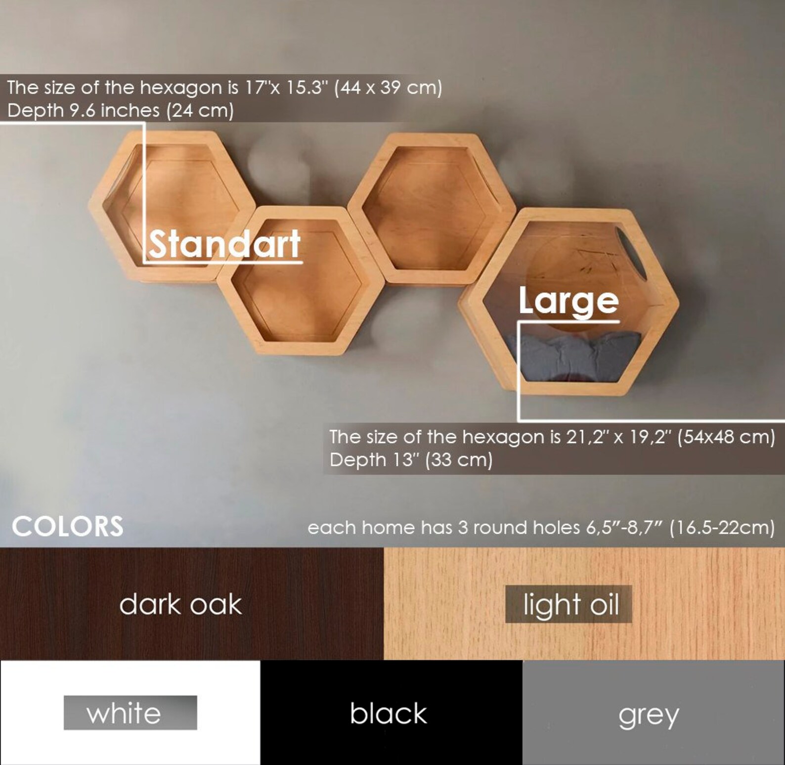 Hexagon Cat Wall Set, Birch Ply, Cat Shelves, Feeder, Perch - Etsy