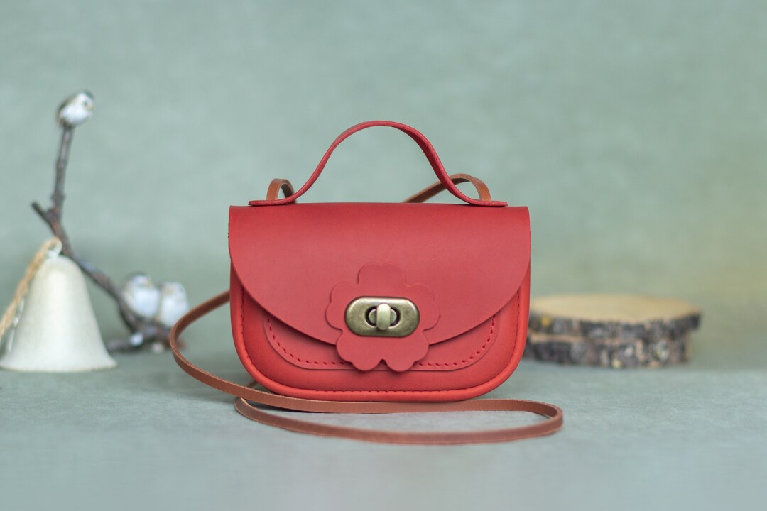 Little Girl Purse Toddler Leather Bag Mini Crossbody Purse - Etsy