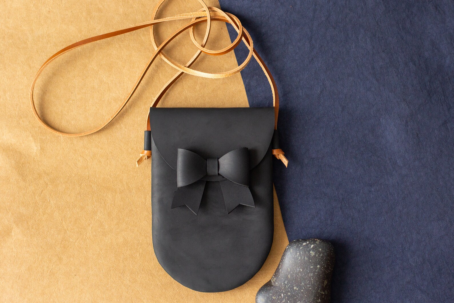 Mini Leather Bow Purse, Small Crossbody Phone Bag for Women - Etsy