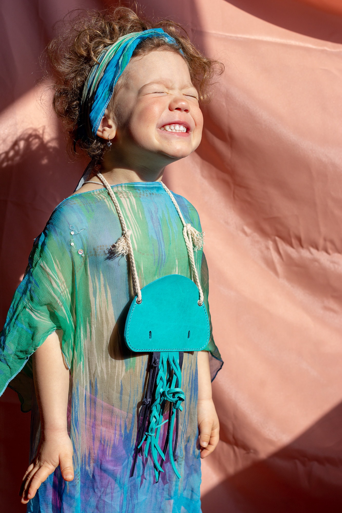 Kids beach bag Toddler purse Leather jellyfish bag | Etsy