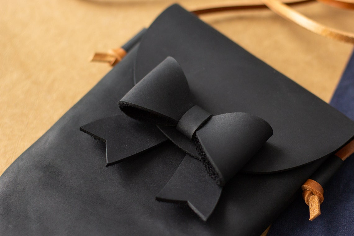Mini Leather Bow Purse, Small Crossbody Phone Bag for Women - Etsy