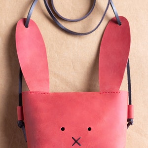 Leather Crossbody Rabbit Purse for Little Girl - Etsy