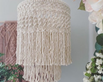 Macrame lamp shade | Etsy