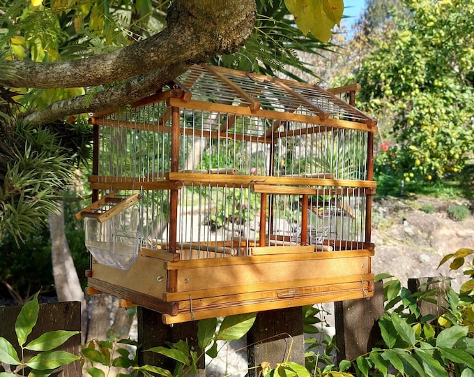 Rustic Bird Cage / Handmade Cage / Canary Cage / Bird House ...