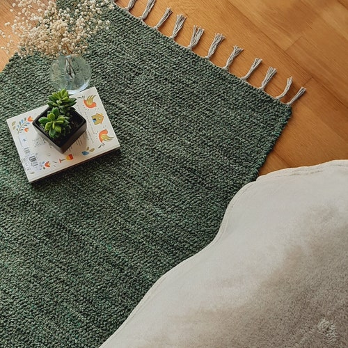 Runner Rug Pine Green 200cm / Kitchen Rug / Rug Runner / Floor - Etsy