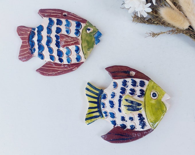 Handcrafted Ceramic Fish Sculpture – Whimsical Home Decor - Etsy Canada
