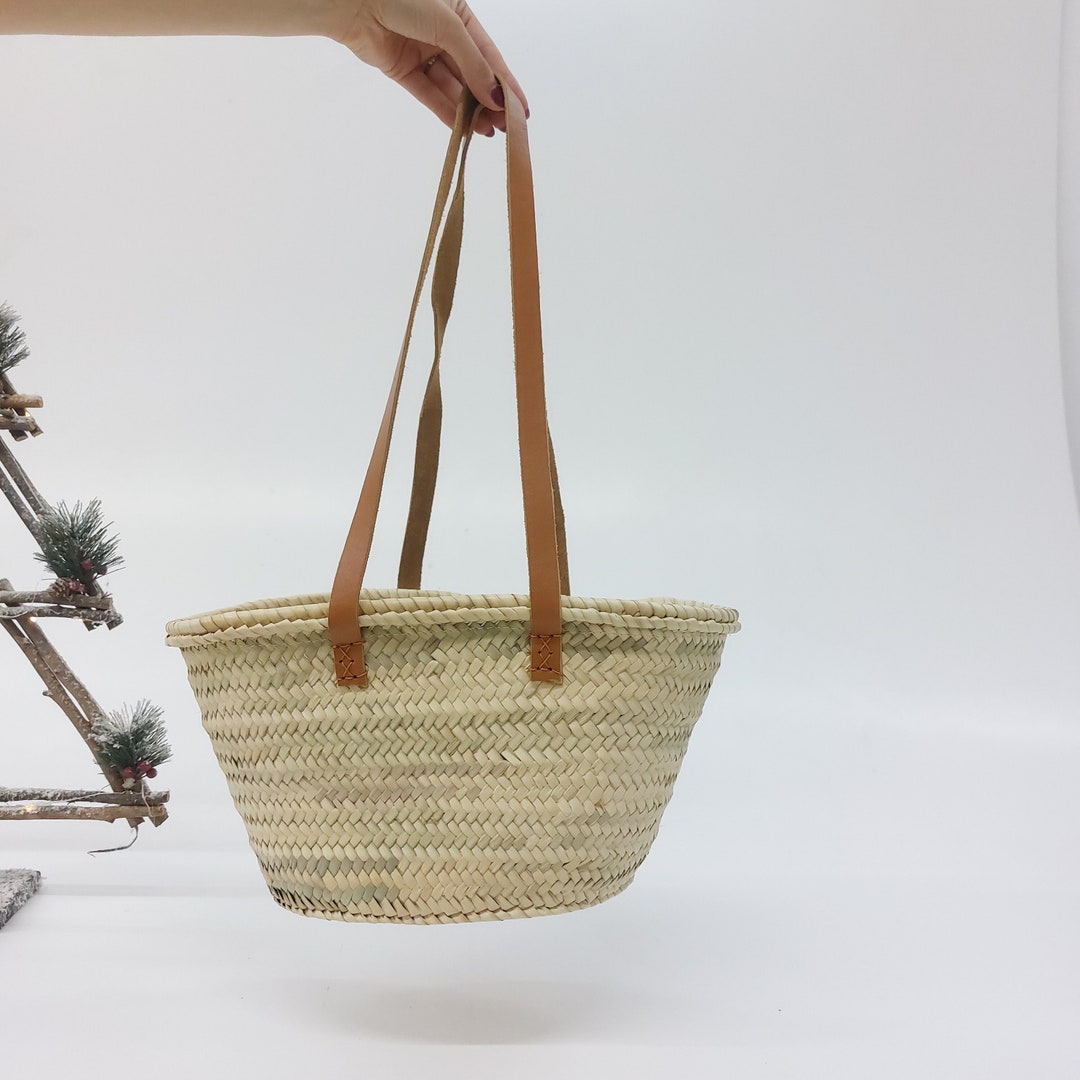 Small Tote Bag / Straw Tote Bag / Straw Summer Bag / Beach Bag / Straw ...
