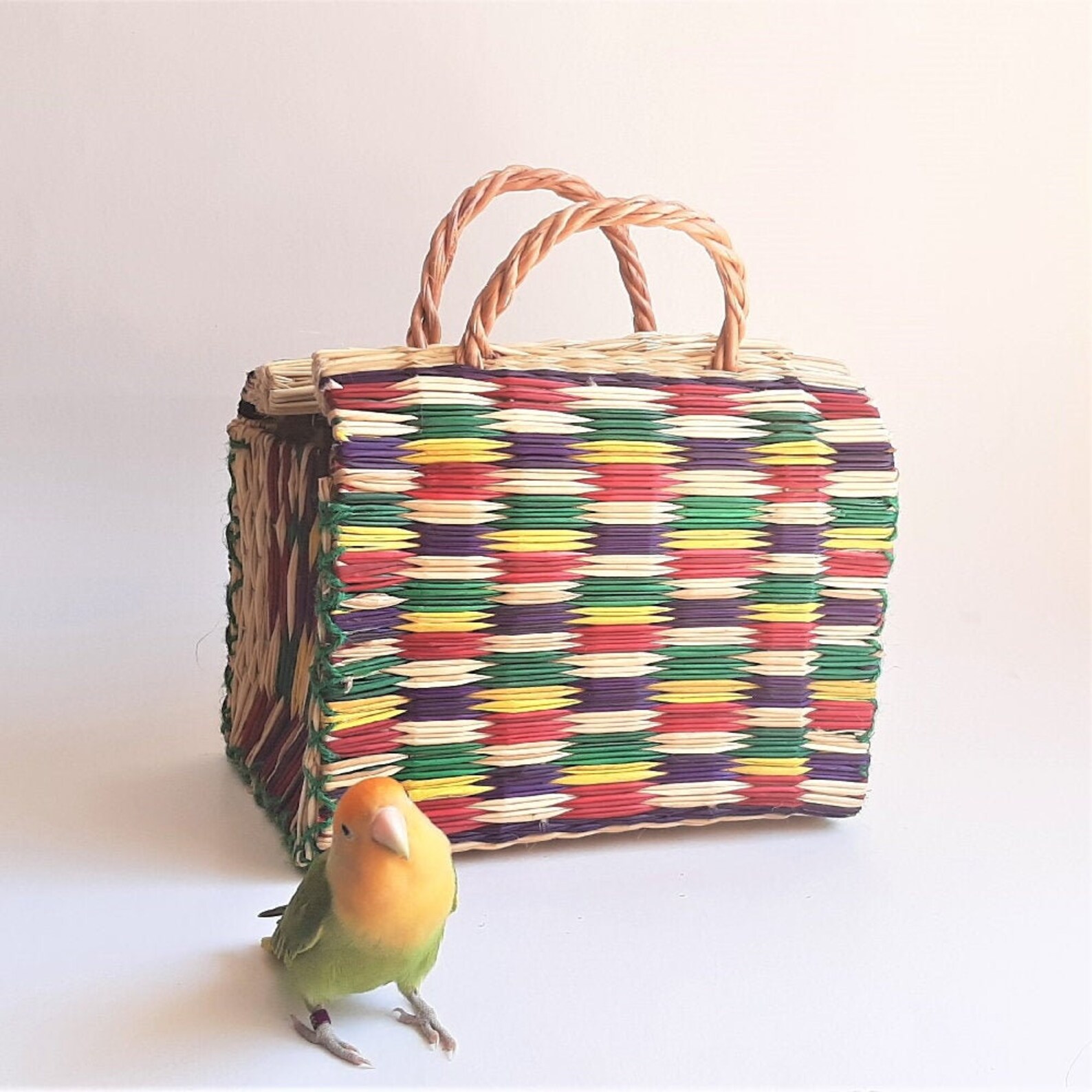 Multicolor Bag / Reed Straw Bag / Summer Bag / Portuguese | Etsy