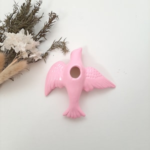 Hand Painted Pink Swallow / Ceramic Bird / Portuguese Ceramic / Ceramic ...