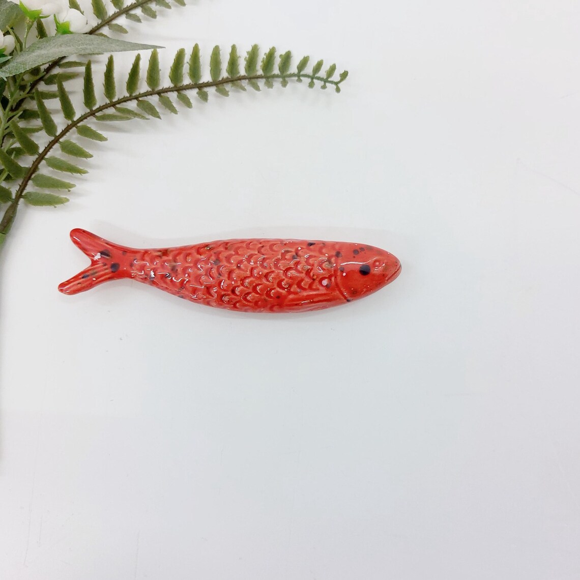 Ceramic Glazed Sardines With Colorful Spots / Ceramic Sardine / Ceramic ...