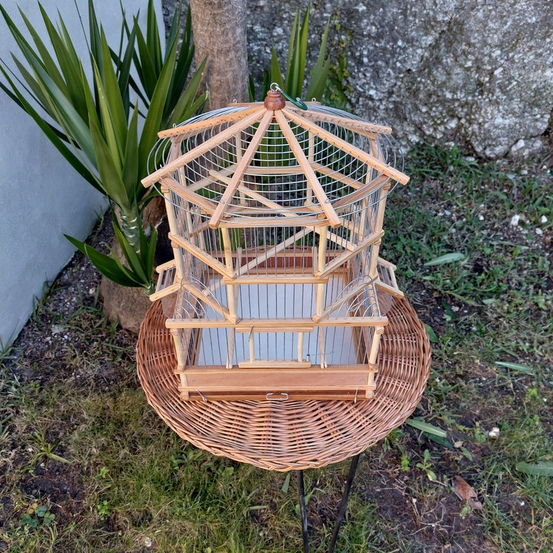 Wood Bird Cage / Handmade Cage / Canary Cage / Bird House / - Etsy