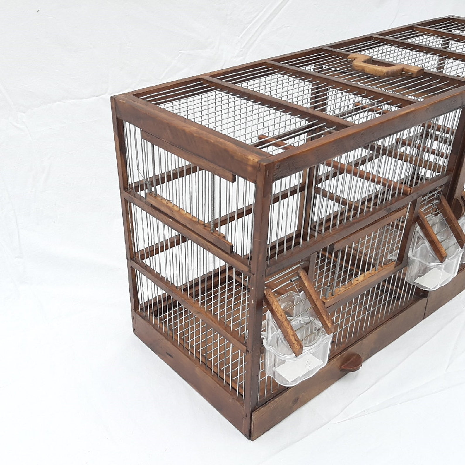 Large Rectangular Bird Cage Full Handmade / Canary Cage / Bird | Etsy