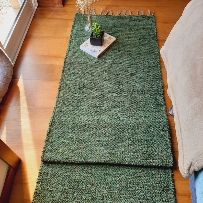 Runner Rug Pine Green 200cm / Kitchen Rug / Rug Runner / Floor Mat ...