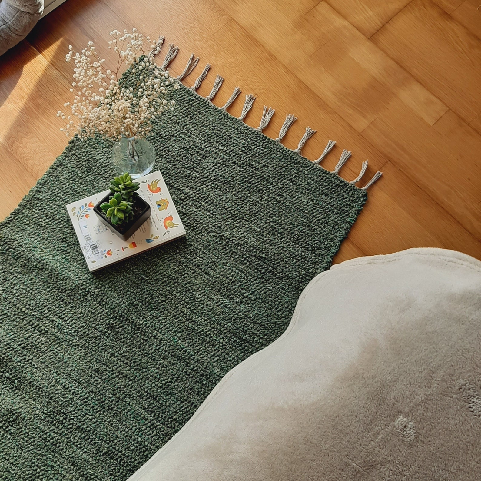 Runner Rug Pine Green 200cm / Kitchen Rug / Rug Runner / Floor Mat ...