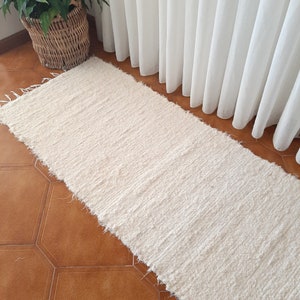 Long Runner 250cm / Cream Rug / Runner Rug / Rag Rug / Soft - Etsy