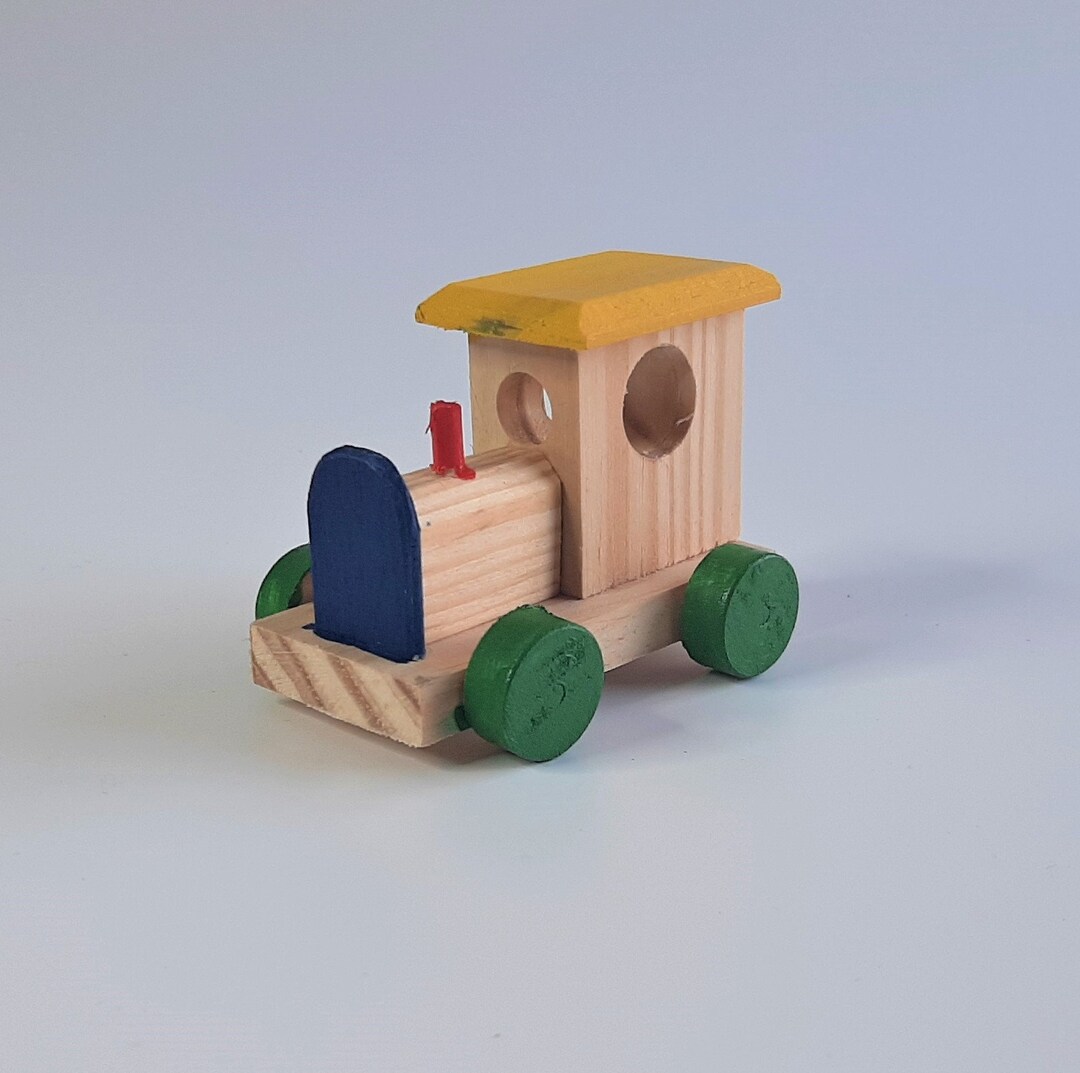 Miniature Wooden Train / Wooden Toys / Ecologic Toys / Children Toys - Etsy