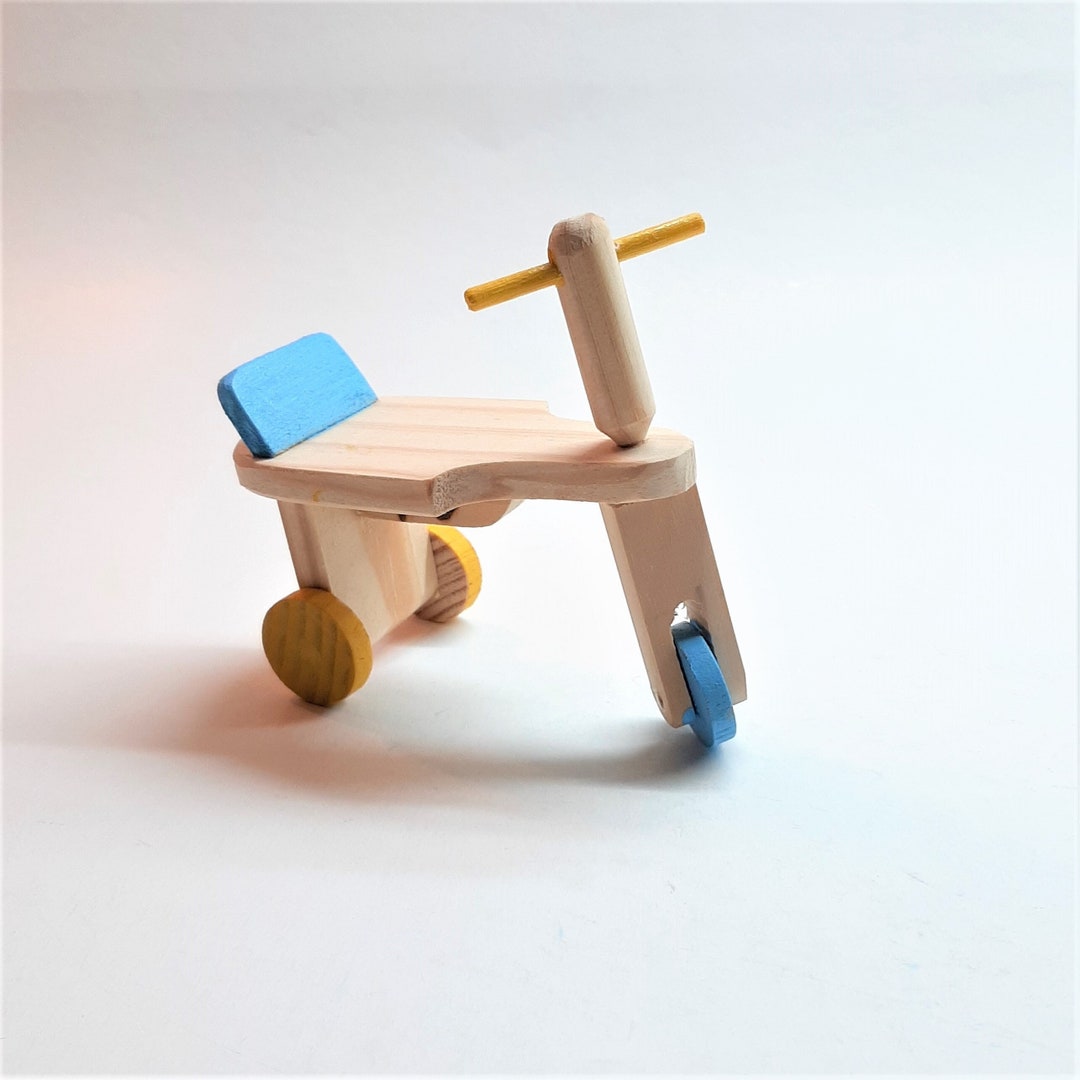 Miniature Wooden Tricycle / Wooden Toys / Ecologic Toys / Children Toys ...