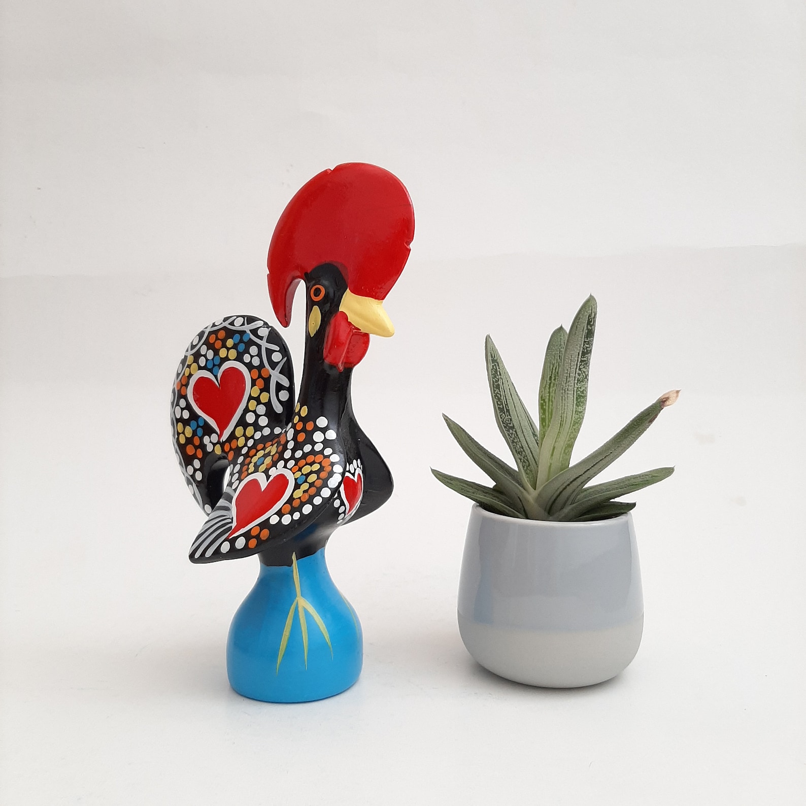 Barcelos Rooster / Ceramic Rooster / Portuguese Rooster / - Etsy