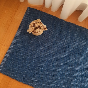 Large Royal Blue Rug / Area Rugs / Washable Rug / Soft Rug / Living ...