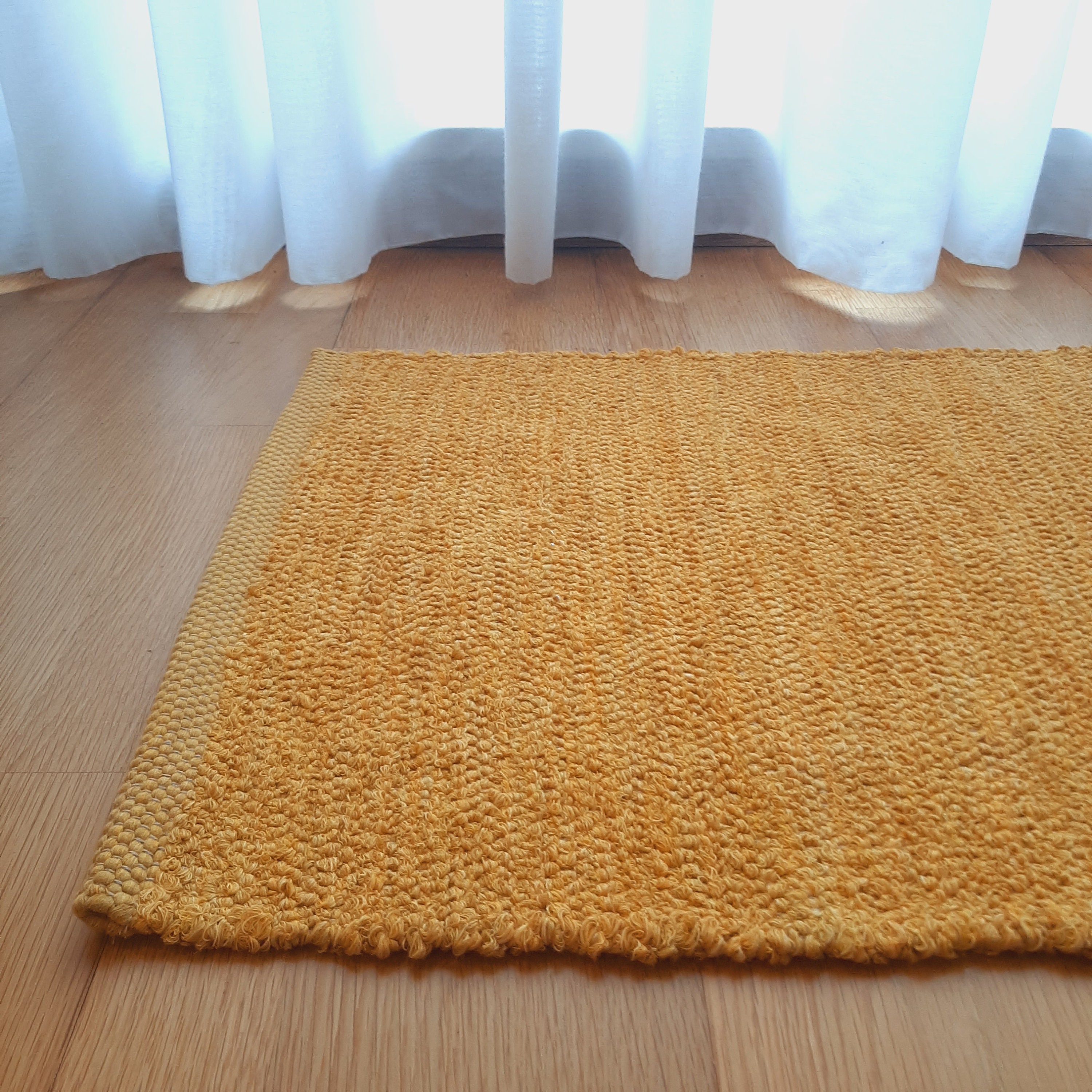 Runner Rug Mustard Yellow 200cm / Kitchen Rug / Rug Runner / Floor Rug ...