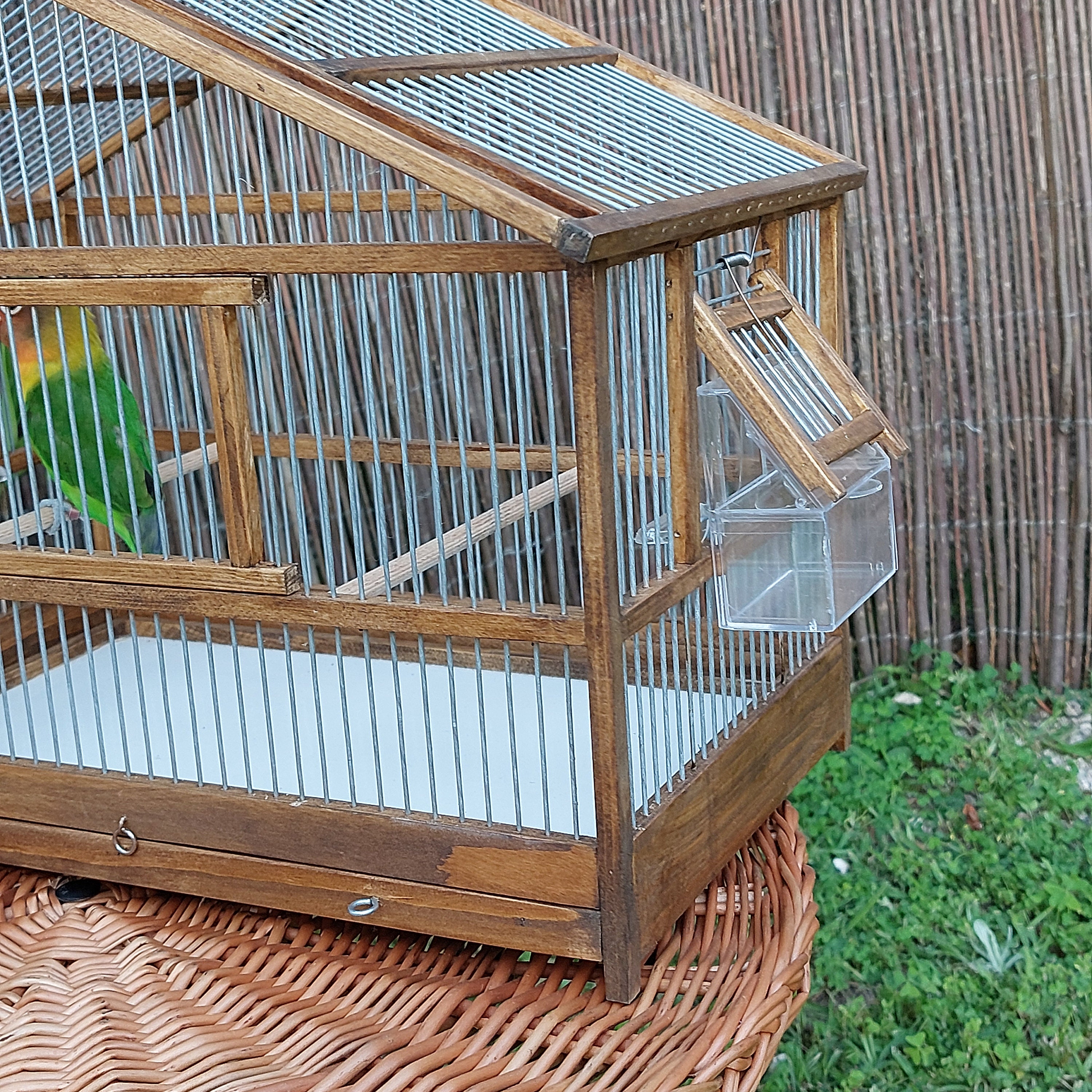 Rustic Bird Cage Full Handmade / Canary Cage / Bird House / - Etsy