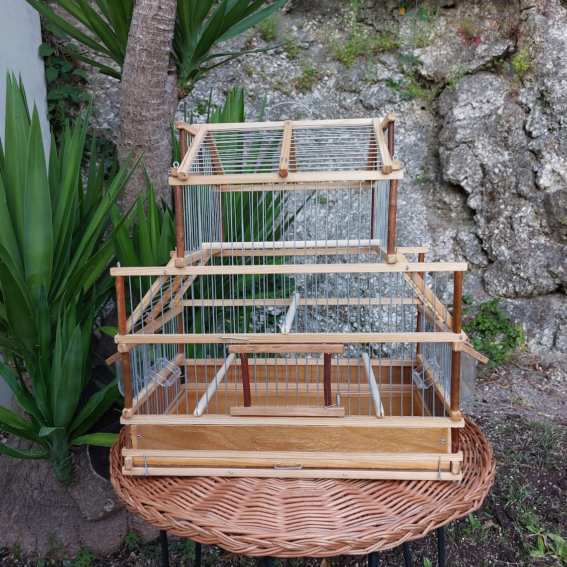Castle Bird Cage / Handmade Cage / Love Your Bird / Canary Cage / Bird ...
