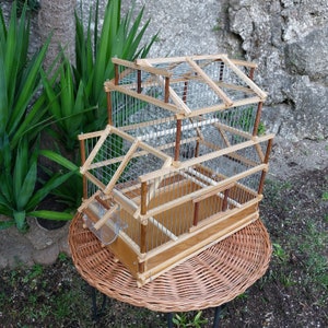 Castle Bird Cage / Handmade Cage / Love Your Bird / Canary Cage / Bird ...