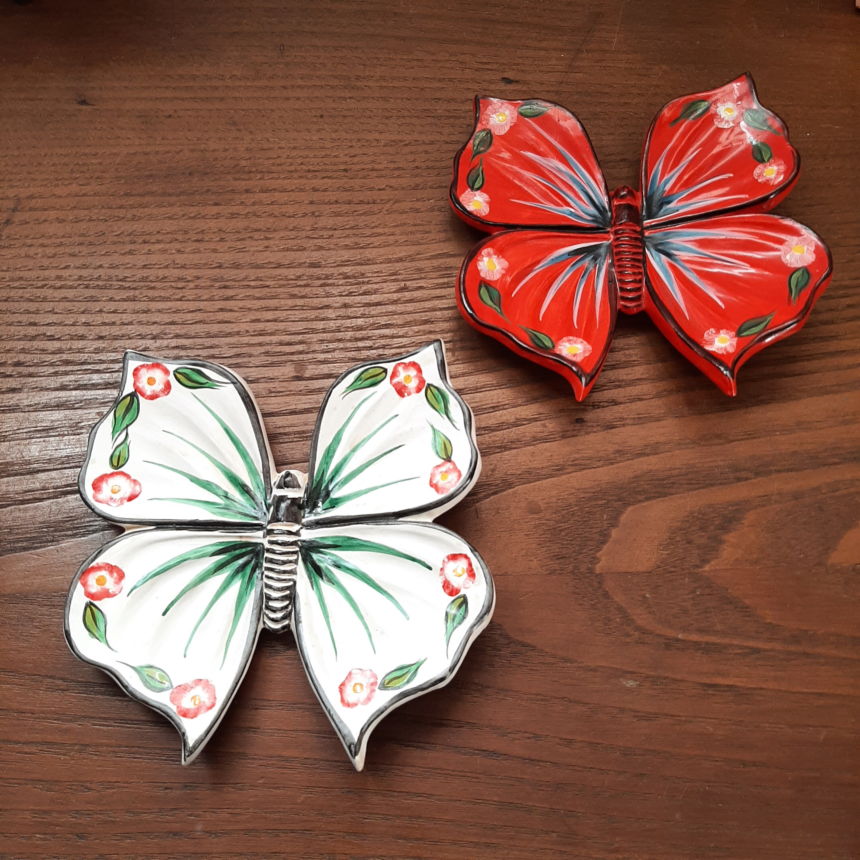 Ceramic Butterfly / Butterfly Wall Art / Handmade Ceramics / - Etsy