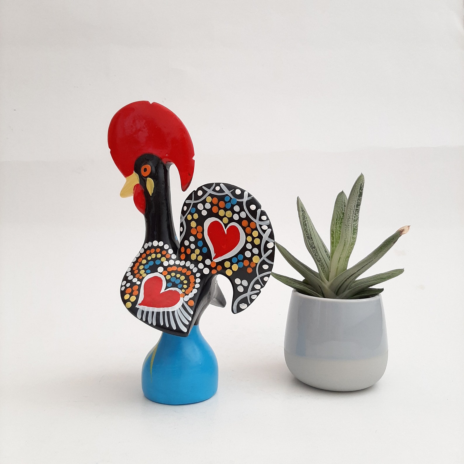 Barcelos Rooster / Ceramic Rooster / Portuguese Rooster / - Etsy