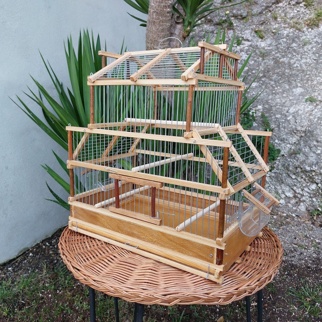Castle Bird Cage / Handmade Cage / Love Your Bird / Canary Cage / Bird ...