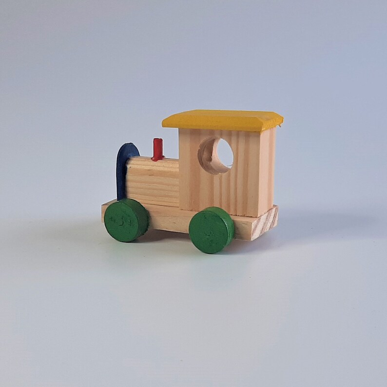 Miniature Wooden Train / Wooden Toys / Ecologic Toys / | Etsy