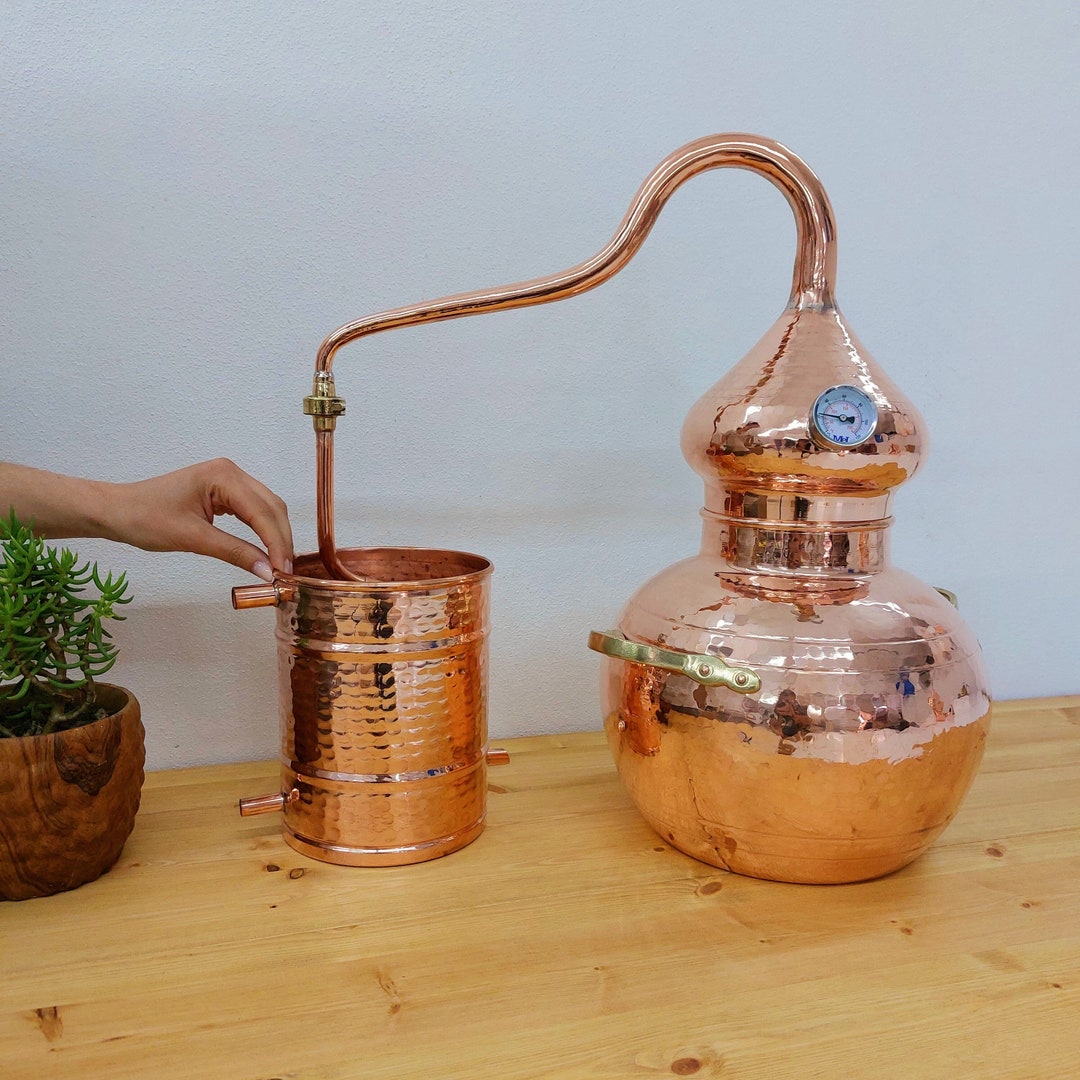 Traditional Alembic 10 L / Copper Hammered / Copper Alembic Still ...