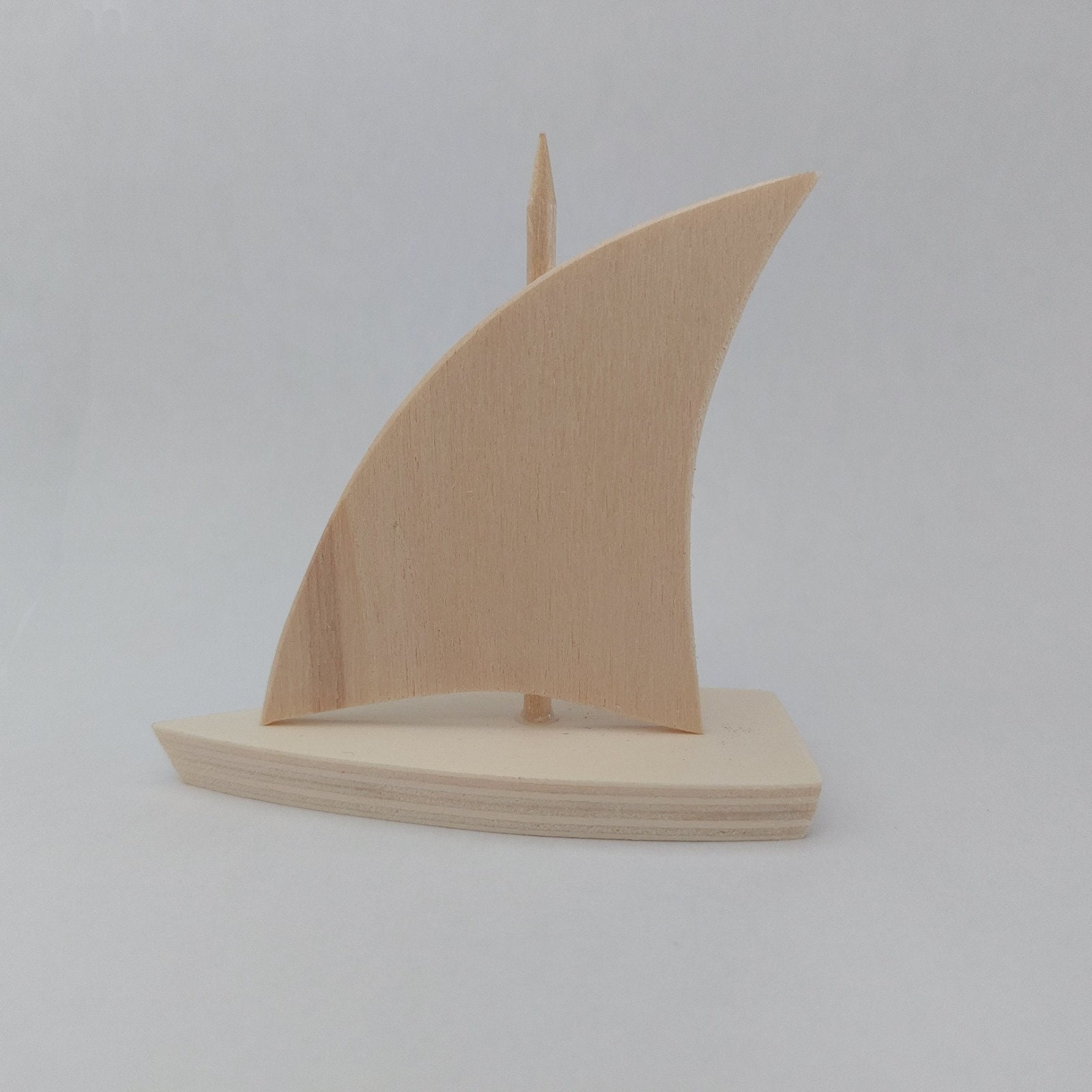 Miniature Wooden Boat / Wooden Toy to Paint / Wooden Toys / - Etsy