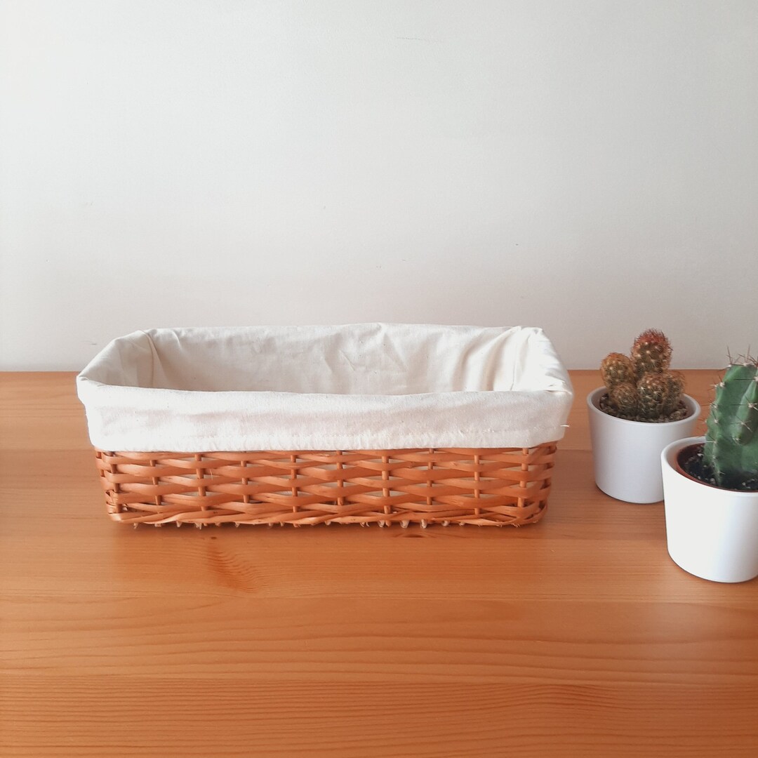 Medium Rectangular Banneton / Bread Basket / Wicker Basket / Proofing ...