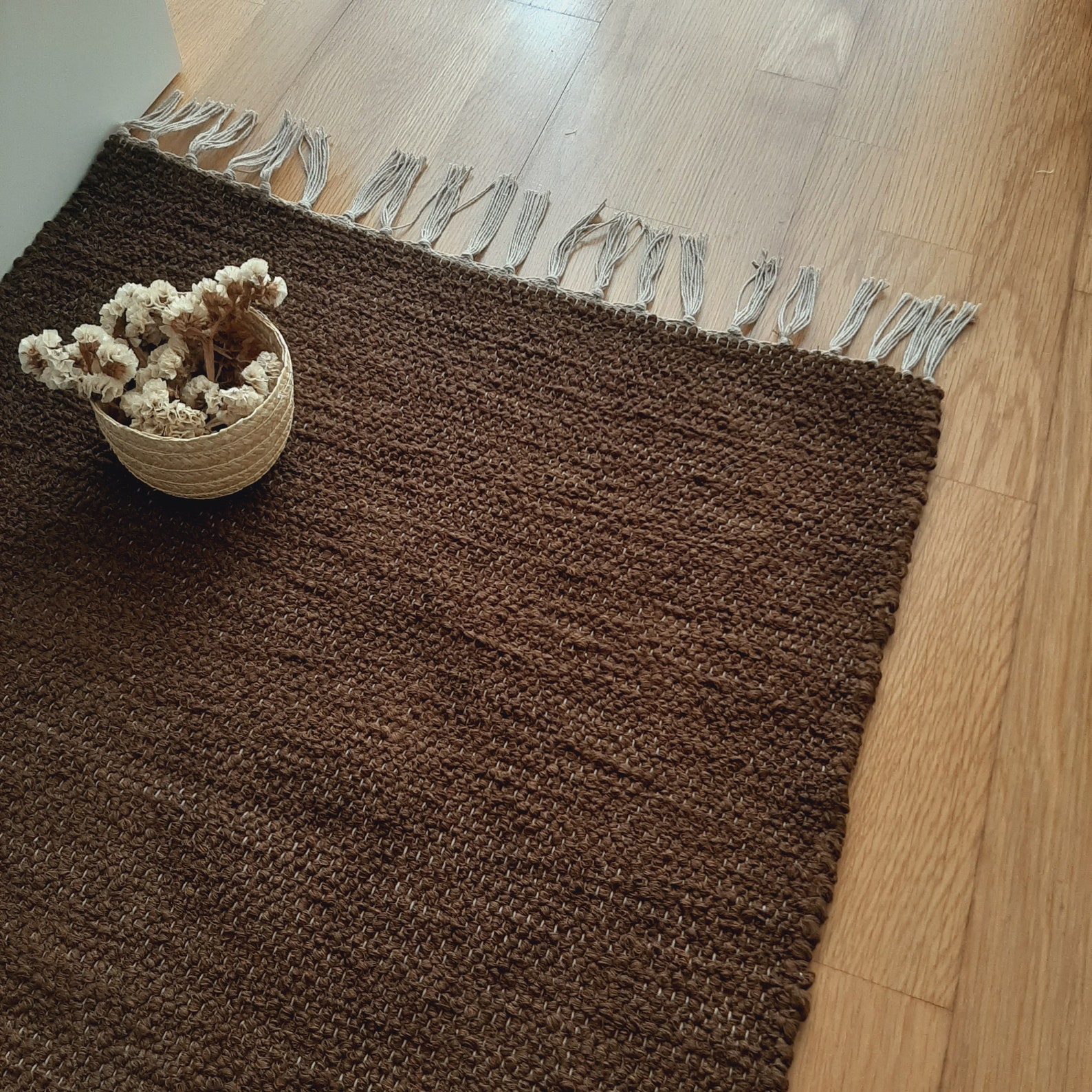 Runner Rug Cocoa Brown 200cm / Kitchen Rug / Rug Runner / Floor Mat ...