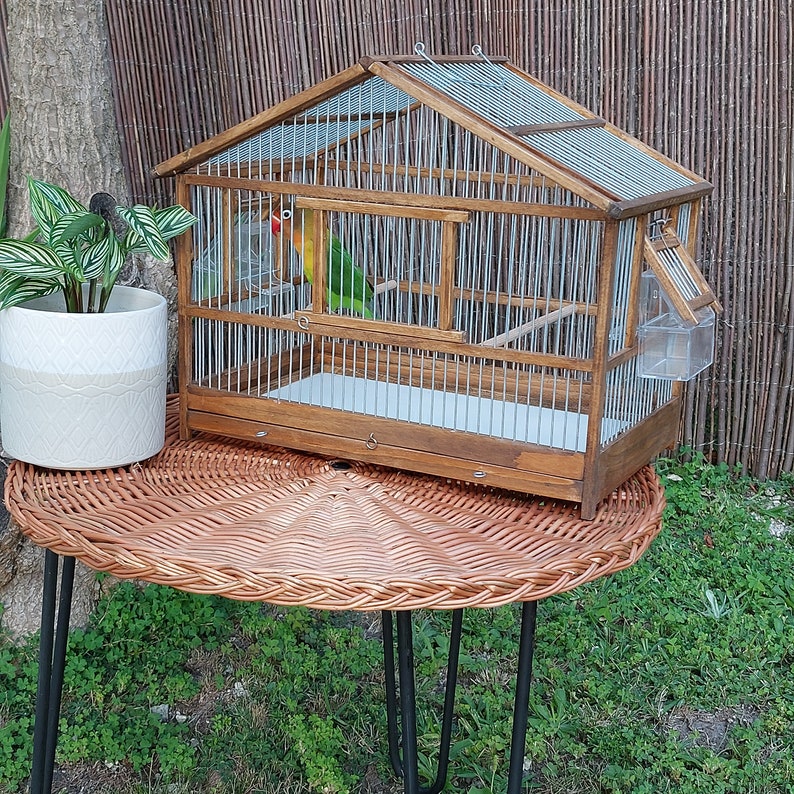 Rustic Bird Cage Full Handmade / Canary Cage / Bird House / - Etsy