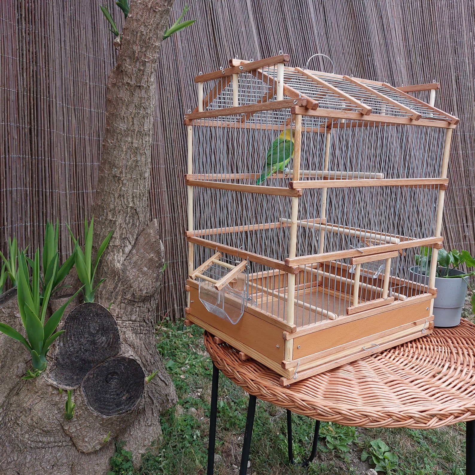 Handmade Bird Cage / Bird Cage / Canary Cage / Bird House / Parakeet ...