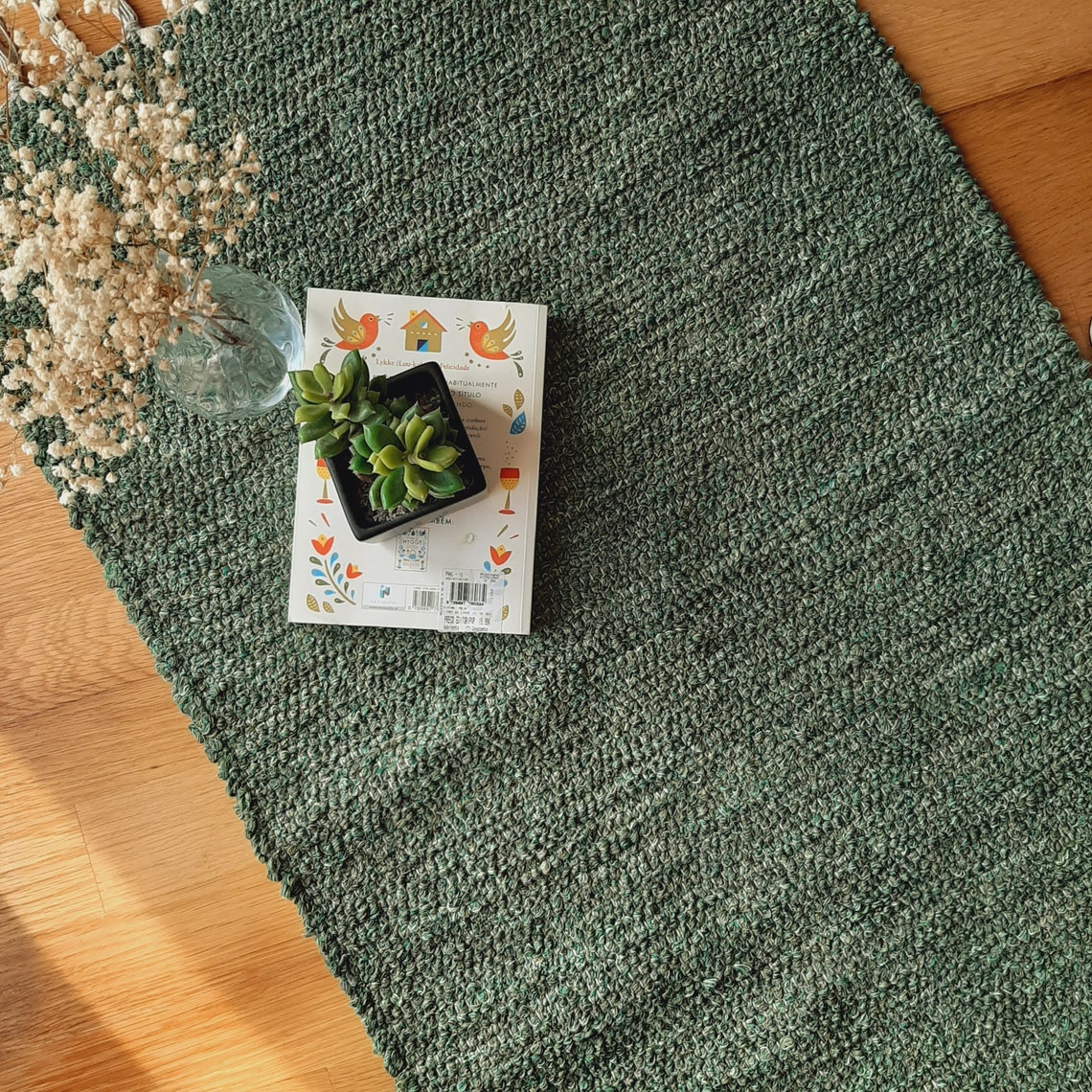 Runner Rug Pine Green 200cm / Kitchen Rug / Rug Runner / Floor - Etsy