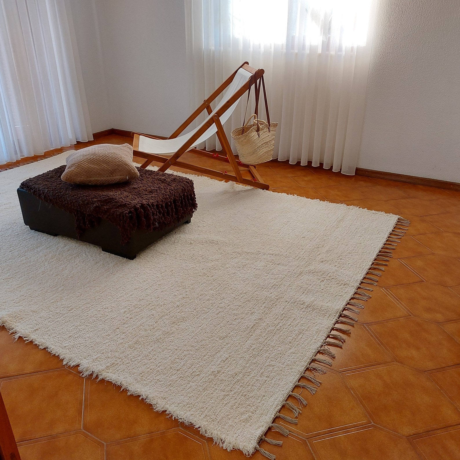 Extra Large Cream Rug / Boho Rug / Cotton Rug / Soft Rug/ Rugs - Etsy