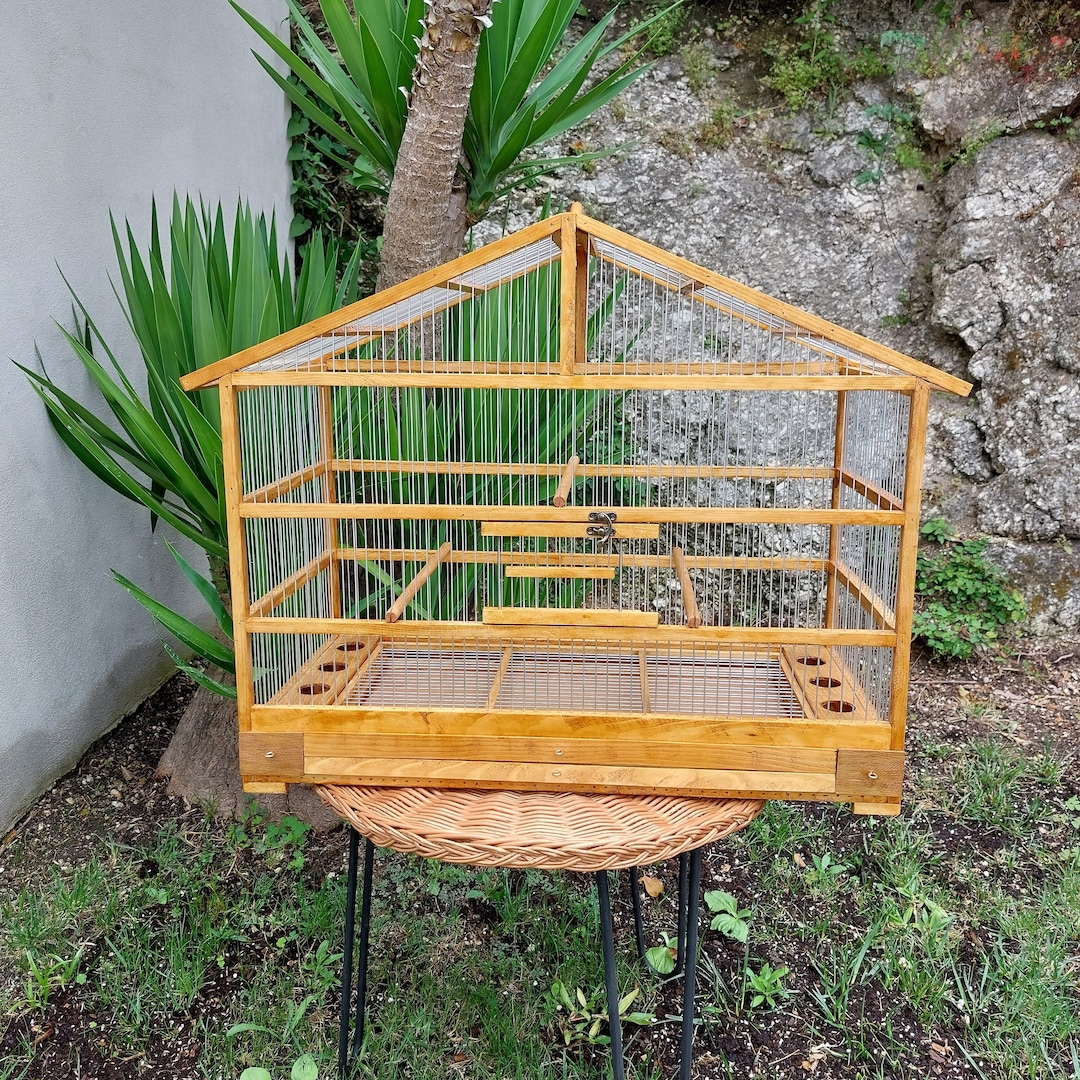 The Beautiful Bird House / Vintage Cage / Rustic Cage / Canary Cage ...